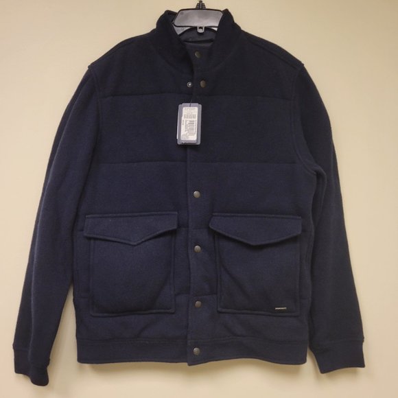 Woolrich | Jackets & Coats | Woolrich Mens Wool Cotton Buttons Track ...
